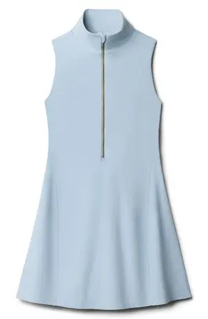 RHONE Revive Mock Neck Minidress - Blue Dawn