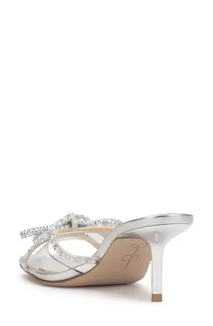 Jessica Simpson Cornilia Slide Sandal - Silver/ Clear