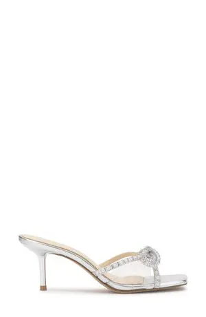 Jessica Simpson Cornilia Slide Sandal - Silver/ Clear