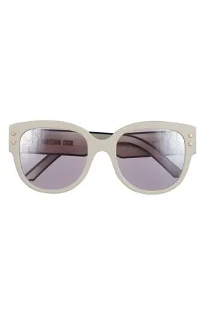 Dior Butterfly Sunglasses - Ivory / Smoke Mirror