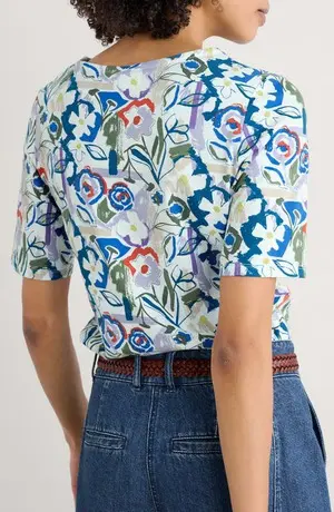 SEASALT CORNWALL Printed Organic Cotton T-shirt