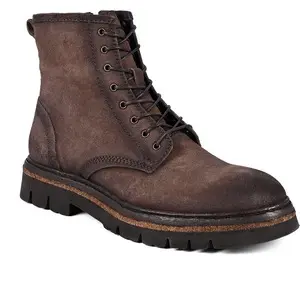 ROAN Suede Boots - Brown Valour