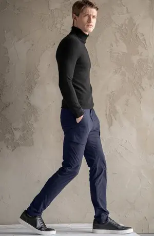 Anatomie Alessandro Cargo Pant - Navy