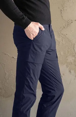 Anatomie Alessandro Cargo Pant - Navy