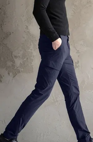 Anatomie Alessandro Cargo Pant - Navy