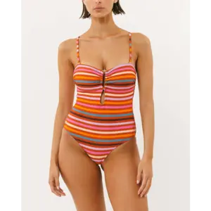 BILIBLOND Renée Strapless One-piece - Colorful Stripes