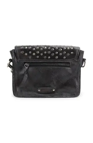 Bed Stu Studded Leather Crossbody Handbag - Black Dd