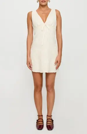 Princess Polly Embroidered Mini Dress