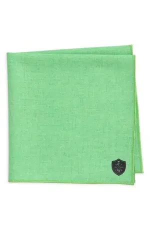 CLIFTON WILSON Cashmere & Wool Pocket Square At Nordstrom Green