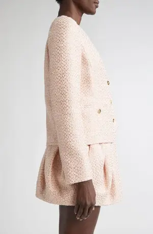 Giambattista Valli Metallic Bouclé Jacket