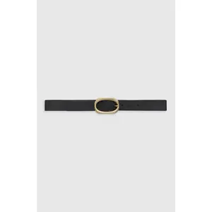 ANINE BING Signature Link Belt - Black / Gold