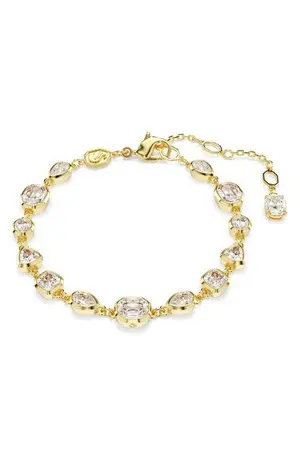 SWAROVSKI Imber Crystal Chain Bracelet - White/gold