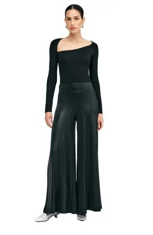 MARCELLA Georgia Metallic Wide Leg Pants