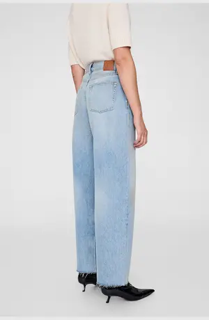 ANINE BING Manon Wide Leg Jean - Tux Blue