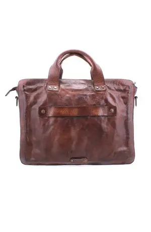Bed Stu Leather Messenger Bag - Teak Dd