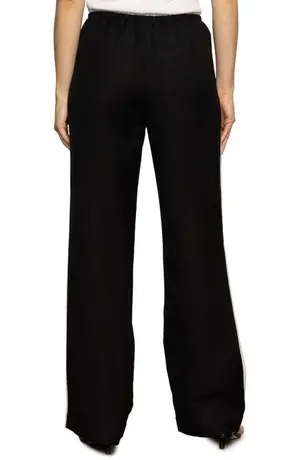 Sanctuary Linen Blend Track Pants
