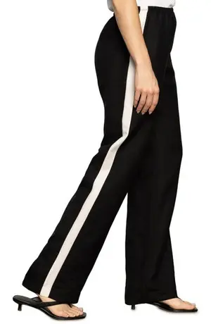 Sanctuary Linen Blend Track Pants
