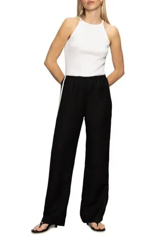 Sanctuary Linen Blend Track Pants
