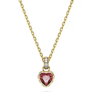 SWAROVSKI Chroma Heart Pendant Necklace - Red