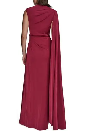 Donna Karan New York Ruched Drape Gown