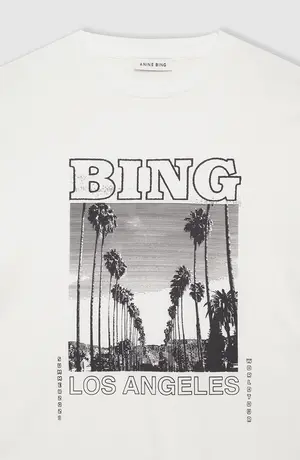 ANINE BING Louis Tee Bing Tour - Ivory