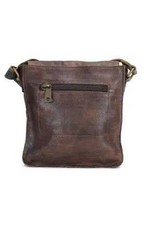 Bed Stu Venice Beach Crossbody Bag - Teak Rustic Black Lux