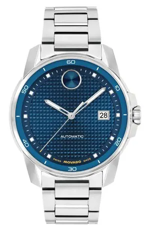 Movado Bold Verso Automatic Bracelet Watch - Blue