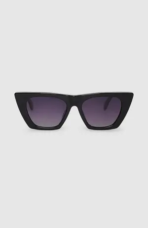 ANINE BING Square Frame Sunglasses - Black