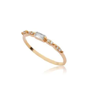 MAZIN JEWELS Katherine Band Ring - Gold