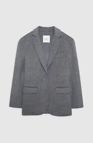 ANINE BING Quinn Blazer - Heather Grey