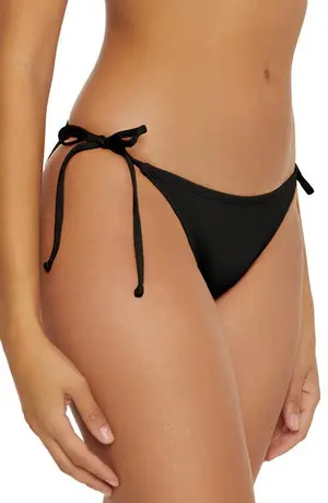BCA BY REBECCA VIRTUE Side Tie Bikini Bottom - Black