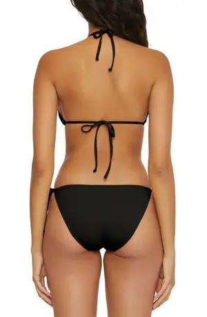 BCA BY REBECCA VIRTUE Side Tie Bikini Bottom - Black