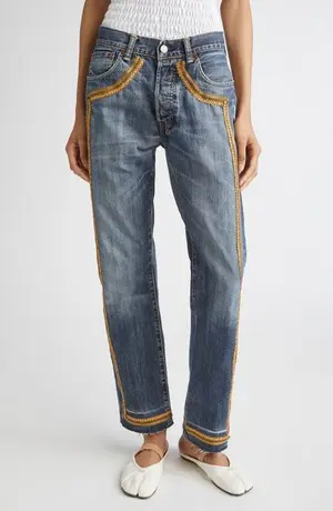 CONNER IVES The Reconstitituted Denim Bullion Jeans