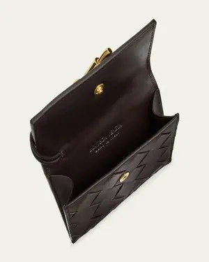 Bottega Veneta Andiamo Slim Leather Card Case - Fondant