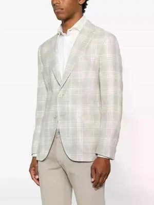 Eleventy Checked Blazer