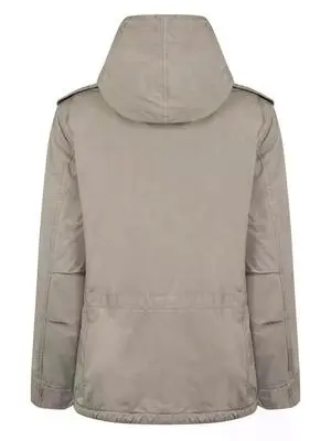 Aspesi Multi-pocket Hooded Jacket - Neutrals