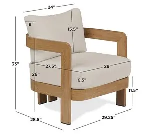 REAL FLAME Arlo Outdoor Modern Chair