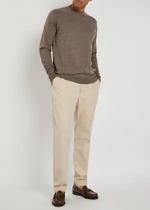 John Smedley Textured Fine-knit Wool Jumper