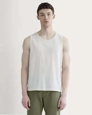 Everlane Rec Performance Tank Top - Heathered Oat