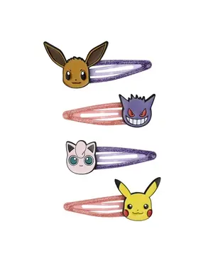 POKEMON Character Hair Clip Set - Pokemon Characters