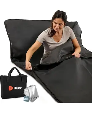 LIFEPRO Rejuvawrap Infrared Sauna Blanket – Portable Far Infrared Home Sauna For Detox - No Color