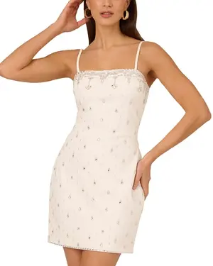 Adrianna Papell Beaded Sheath Dress