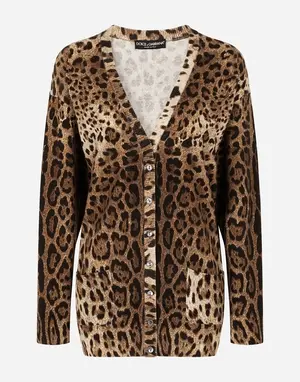 Dolce & Gabbana Animal Print Cardigans For Women