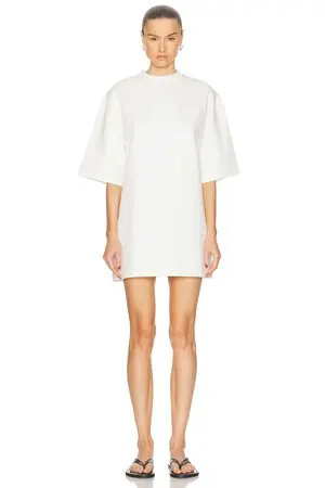 Wardrobe.NYC Mini T-shirt Dress - Off White