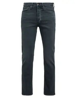 Rag & Bone Cotton Blend Straight-leg Jeans - Charcoal