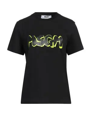 MSGM Cotton T-shirt - Black