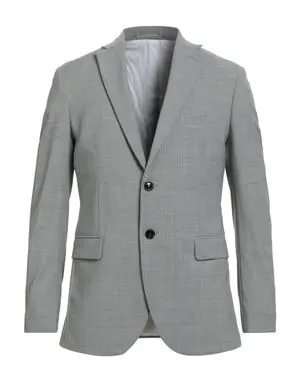 LIU •JO MAN Blazer Military Size Polyester, Wool, Elastane - Grey