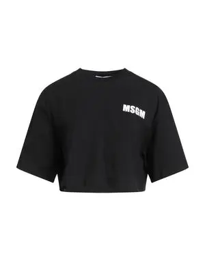 MSGM Cotton T-shirt - Black