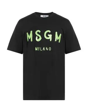 MSGM T-shirt Size Cotton - Black