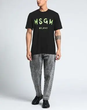 MSGM T-shirt Size Cotton - Black
